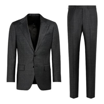 Suitsupply深灰色羊毛西装套装