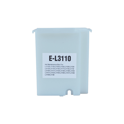 L3110维护箱适用爱普生牌L1110墨仓L1118 L1119打印机L1218废墨仓L1219回收盒L1258 L1259 L3100 L3106 L3108