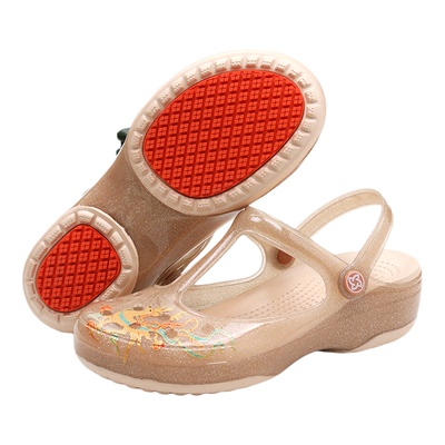 VEBLEN夏季女士凉鞋防滑洞洞鞋