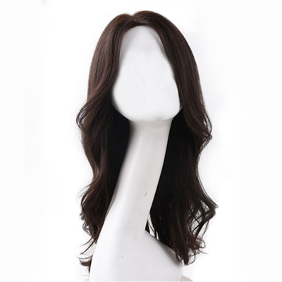 瑞贝卡假发女中分法式全手织头套