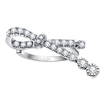 LELOUP原创蝴蝶结戒指女