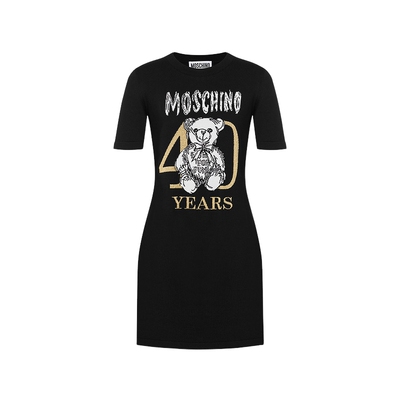 莫斯奇诺黑色连衣裙moschino