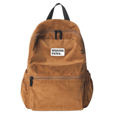 MASMARULEZ迷你日常款双肩包灯芯绒韩版背包通勤旅行学生书包ootd