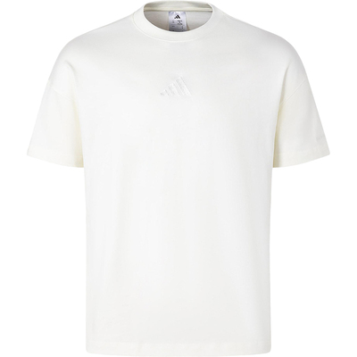 Adidas/阿迪达斯正品新款男士运动休闲透气简约短袖T恤JY8566