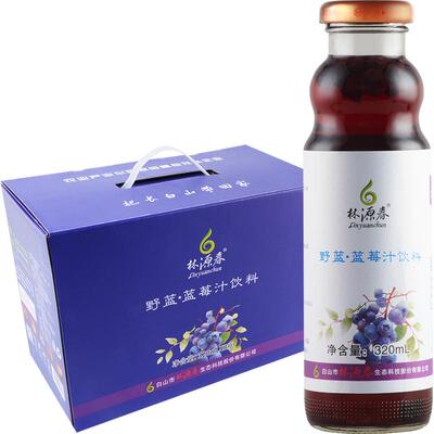 林源春蓝莓汁饮料轻断食低卡0脂