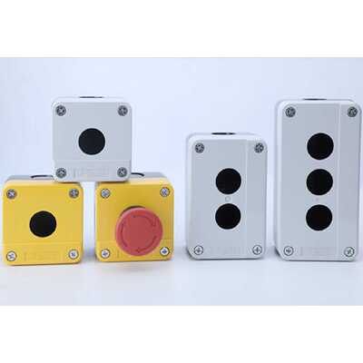 议价正品施耐德 1孔2孔3孔按钮盒 Schneider XALB01C 02C 03C XAL