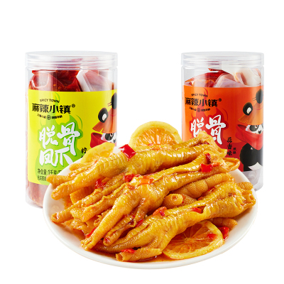 麻辣小镇柠檬酸辣无骨鸡爪即食