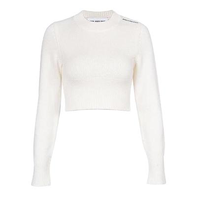 ANNANDELMAN短款羊毛套头毛衣