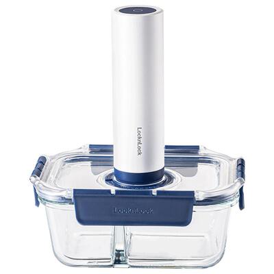 乐扣乐扣真空密封玻璃饭盒保鲜盒