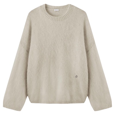 羊毛高级感慵懒风宽松针织衫