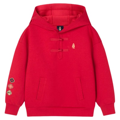 暇步士男童卫衣连帽衫