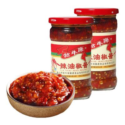 黄山特产辣椒酱牯牛降辣油椒酱