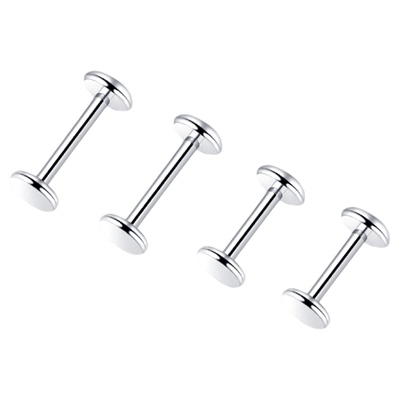 钛合金平底耳钉日常养耳洞耳环