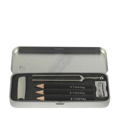 文具套装440音叉记谱用铅笔盒