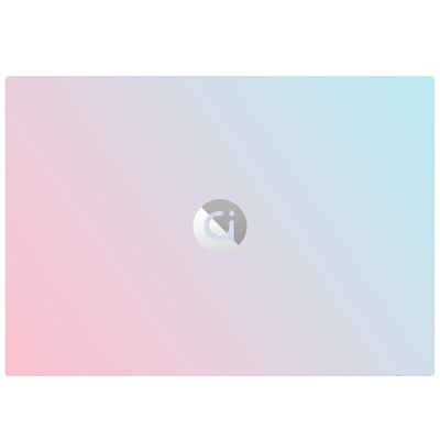 适用华硕A豆14纯色渐变电脑贴膜