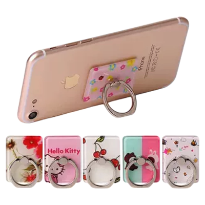 手机挂绳桌面粘贴式指环支架