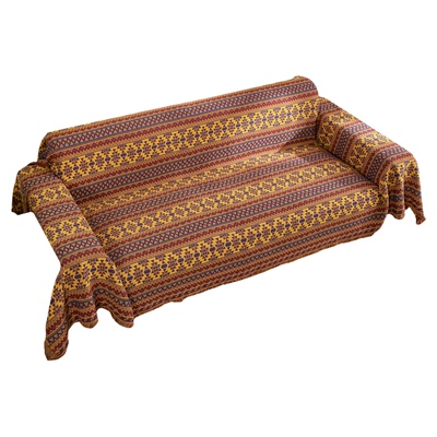 波西米亚民族风几何沙发巾棉线毯