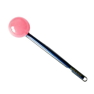 韩国进口马卡龙色圆球一字发夹