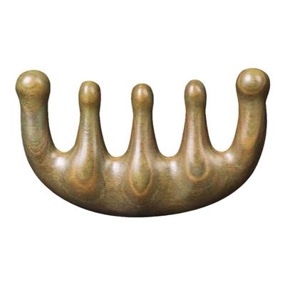 绿檀按摩梳子面部头部全身可用