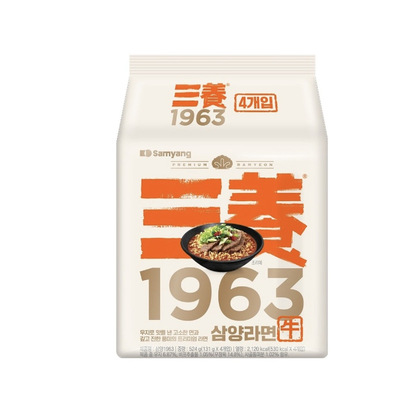 韩国直邮三养1963辣味牛肉拉面