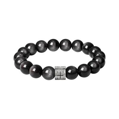 【生日礼物】周大生黑曜石手串男