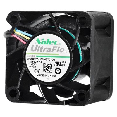 Nidec暴力402812V服务器风扇4CM