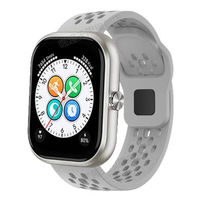 适用荣耀手表透气网孔硅胶腕带