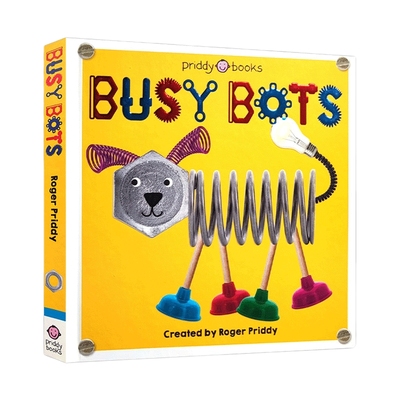 英文原版 Clever Bots Busy Bots 忙碌的机器人 绘本 纸板书 英文版 进口英语原版书籍儿童外文书