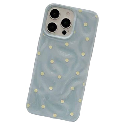 New Meteorite Texture Polka Dot Phone Case 适用 iPhone 17 Pro 16 Fresh Style Shockproof Soft Cover