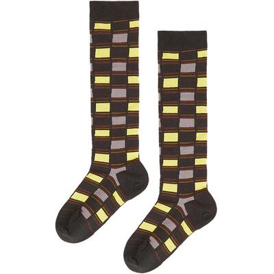 及膝袜休闲复古撞色pomme蓬马