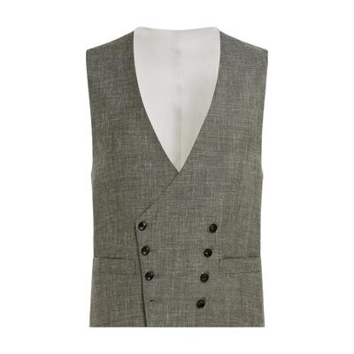 Suitsupply中绿色西装马甲