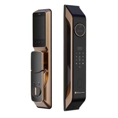 三星新款智能锁P90MAX 3D人脸识别猫眼可视大屏 家用指纹锁密码锁