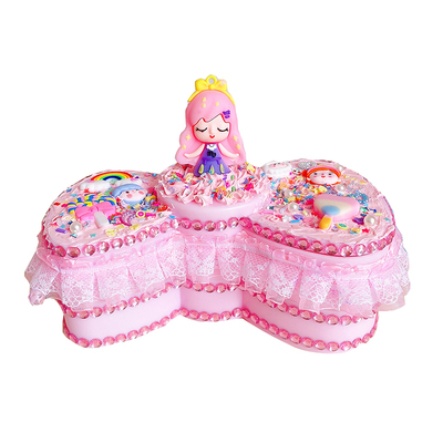 女童手工制作材料包奶油胶收纳盒