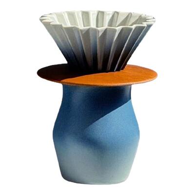 Origami手冲咖啡折纸滤杯玄青色