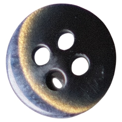 黑色蓝金渐变猫眼风纽扣