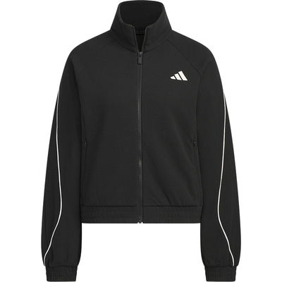 Adidas/阿迪达斯正品2025女士拉链宽松针织夹克外套KC0018