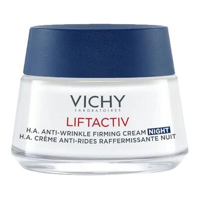 欧洲直邮薇姿Vichy透明质酸抗皱紧致面霜晚霜50ml深层滋养正品