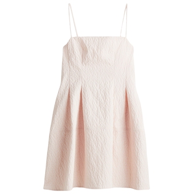 HM女装背心吊带连衣裙春季气质提花梭织连身裙1295087