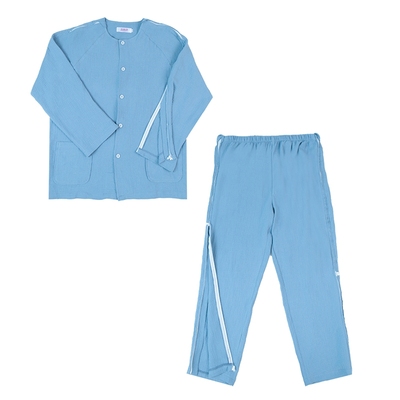 【100%全棉】男春秋薄款护理服