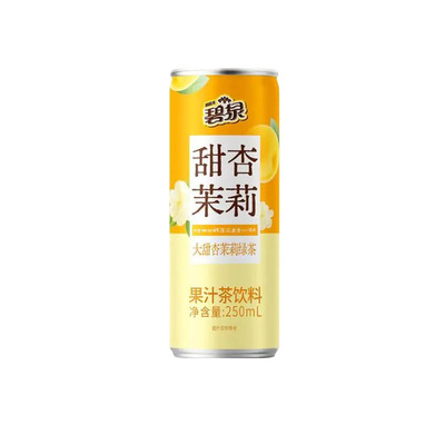 碧泉甜杏茉莉绿茶果汁茶饮料整箱