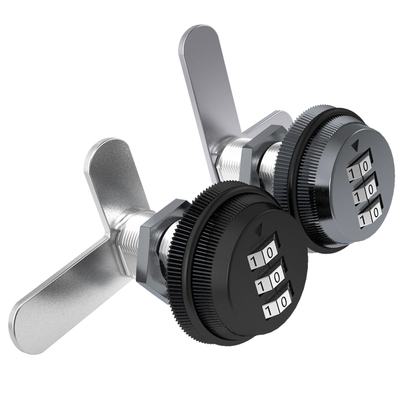 双开门锁扣卡搭扣对开门柜子锁单门锁手动机械抽屉密码锁鞋柜门锁