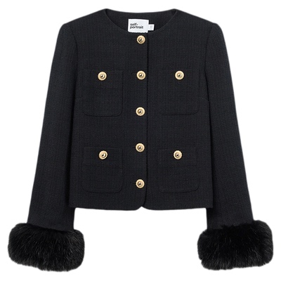 self-portrait小香风短外套