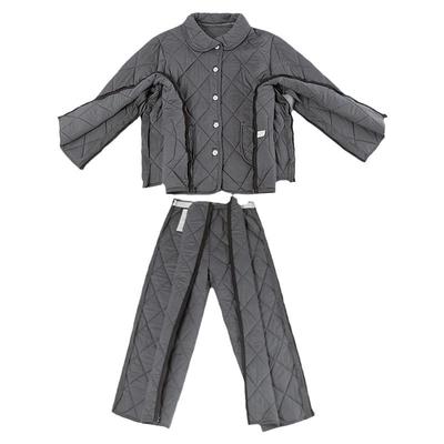 东北棉袄男女全开拉链易穿脱骨折病人护理服针灸瘫痪卧床老人长裤