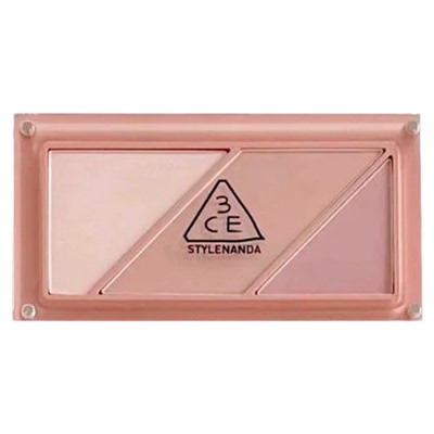 3ce腮红盘03冷醺粉韩妆推荐！