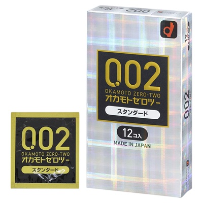 【自营】日本okamoto冈本002EX避孕套12只装安全套成人用品