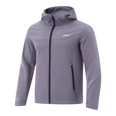 李宁正品健身系列男子加绒保暖反光防泼水梭织运动风衣AFDU949