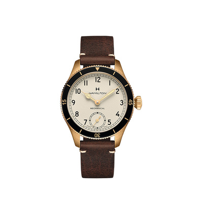 汉米尔顿官旗卡其飞行先锋43手动