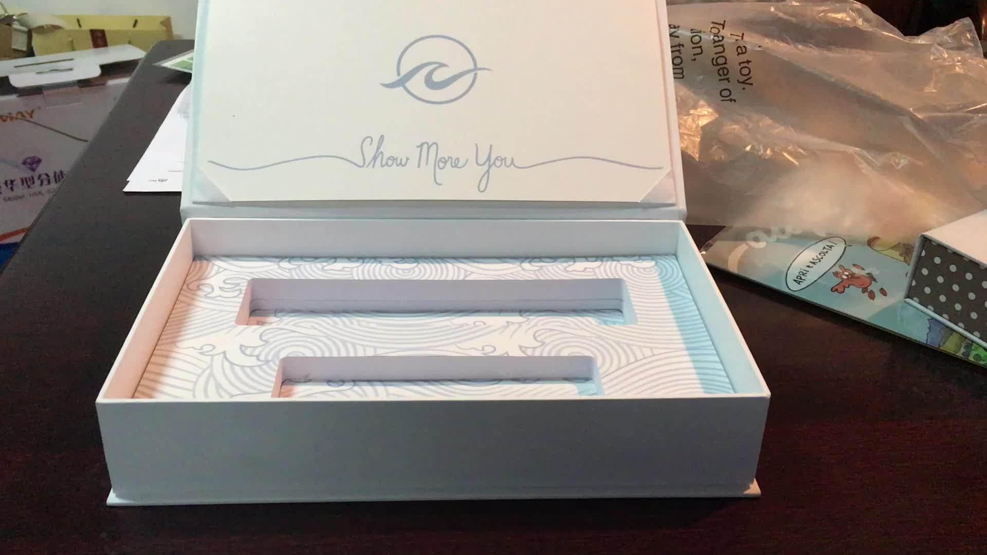 Custom Designed Fancy Luxury Paper Scarf Gift Box Packaging Box ...