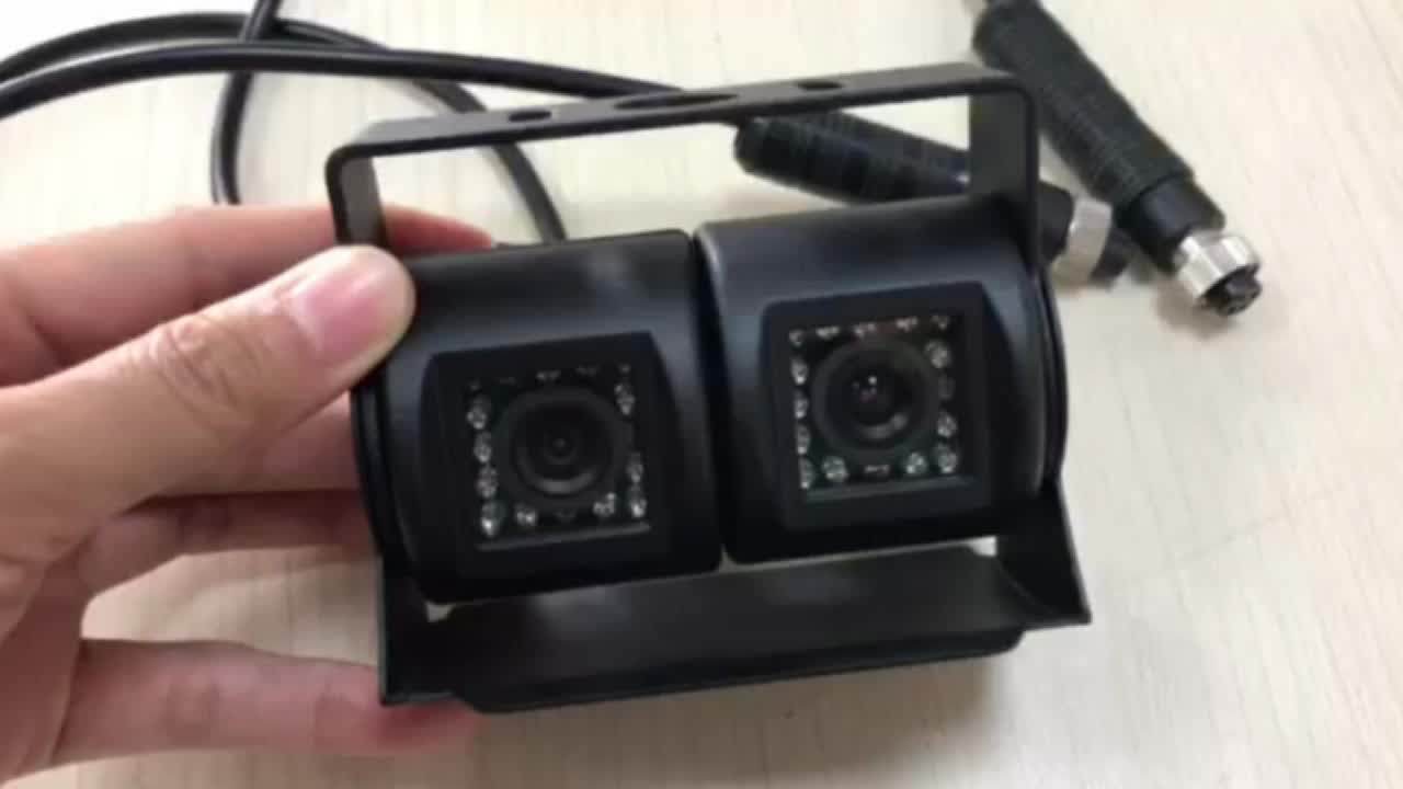 Waterproof P68k Sony Ccd Dual Lens Rear View Backup Reversing Camera ...