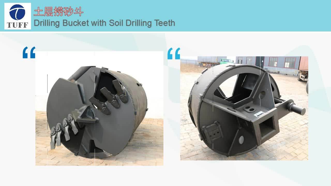 Piling Drill Rig Tools Hard Rock Core Barrel With Bullet Teeth - Buy ...